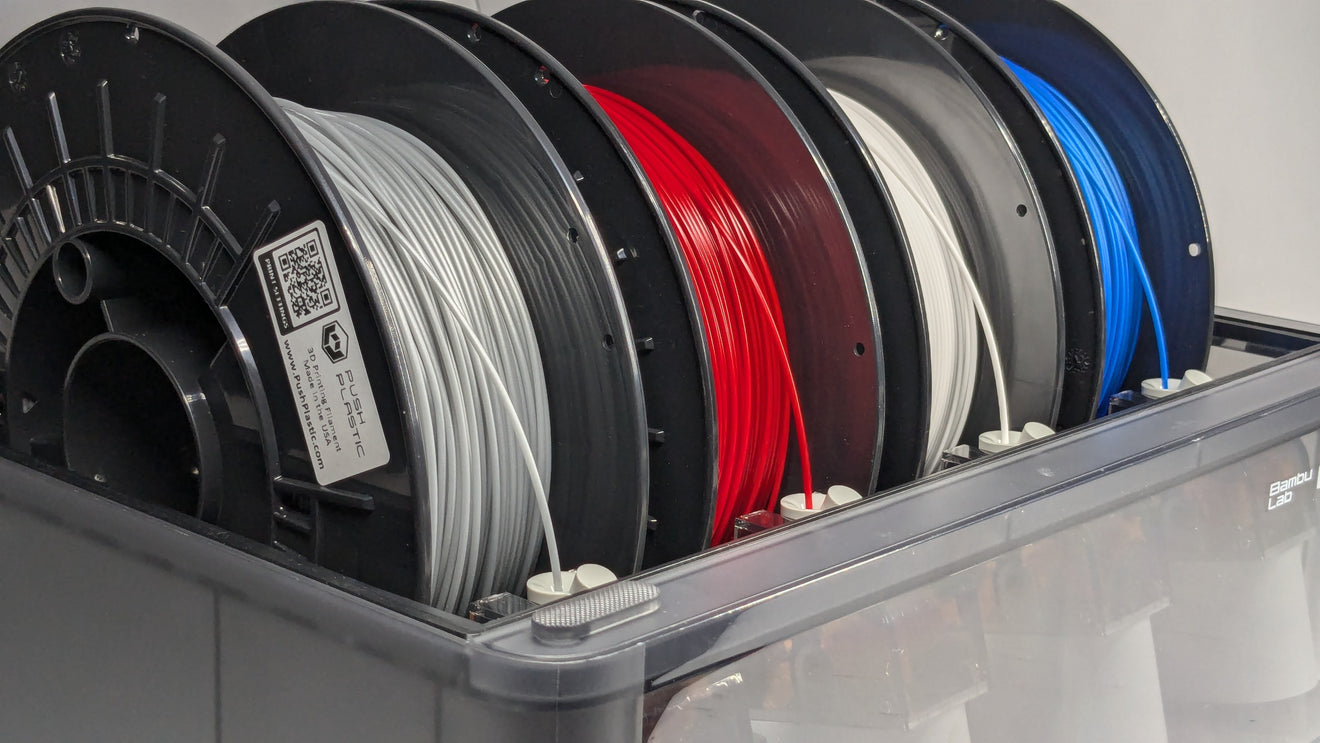 Push Plastic 3D Printer Filament Made in the USA by Push Plastic